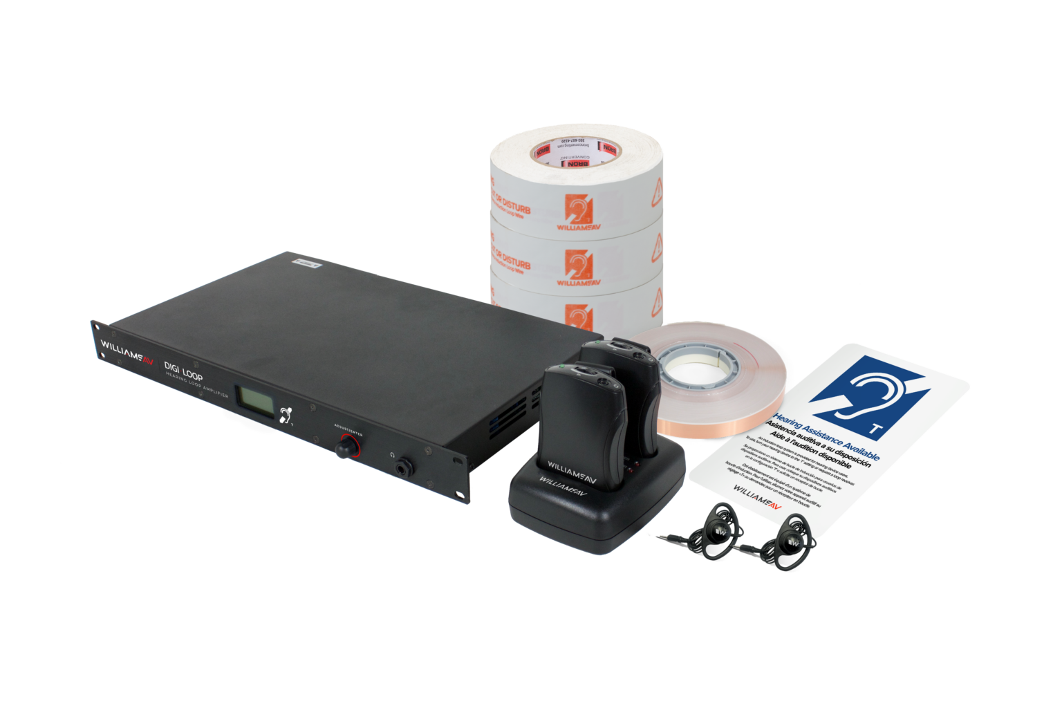 Digi-Loop Medium Area, Dual Channel Hearing Loop System - Williams AV