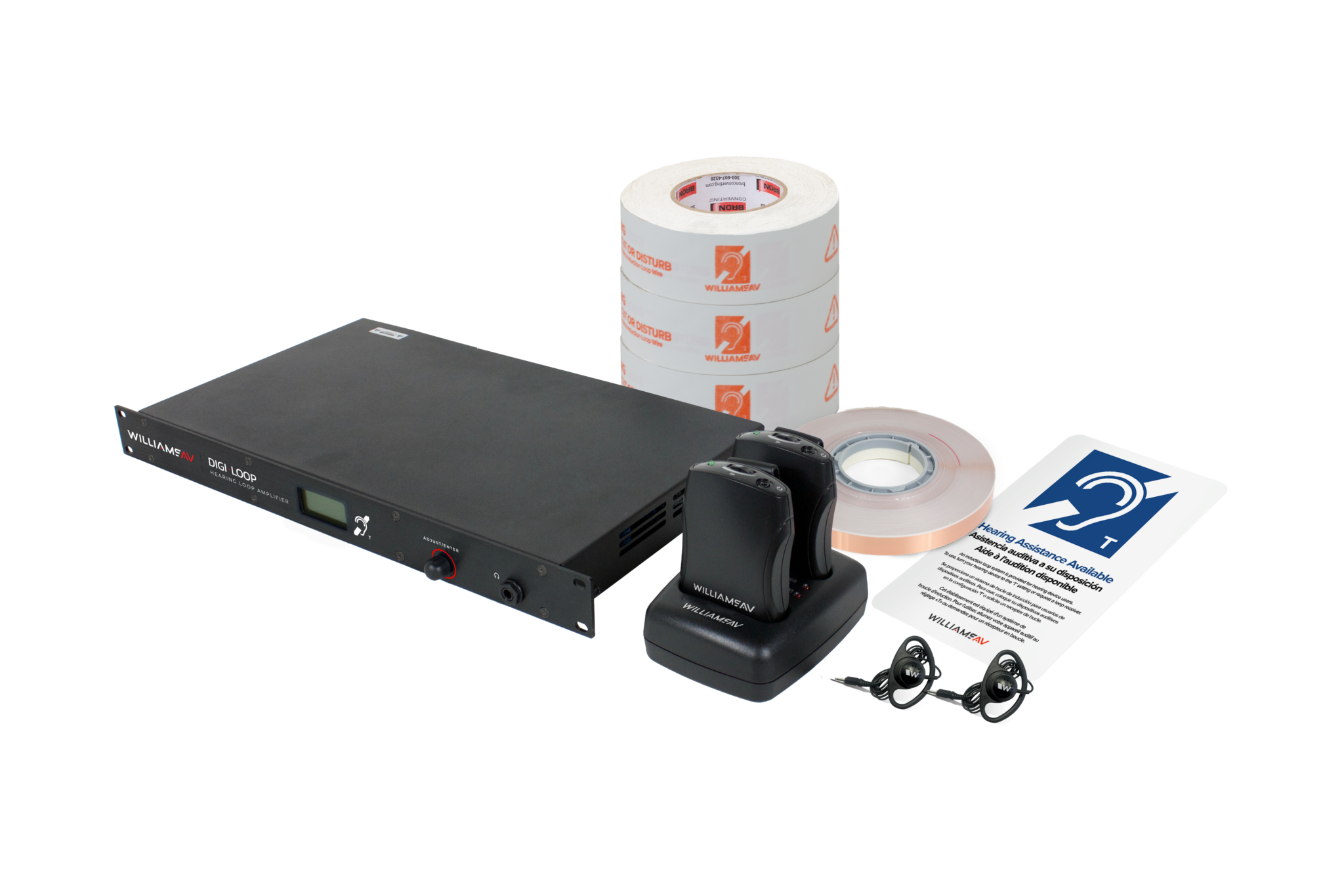 Digi-Loop Medium Area, Dual Channel Hearing Loop System - Williams AV