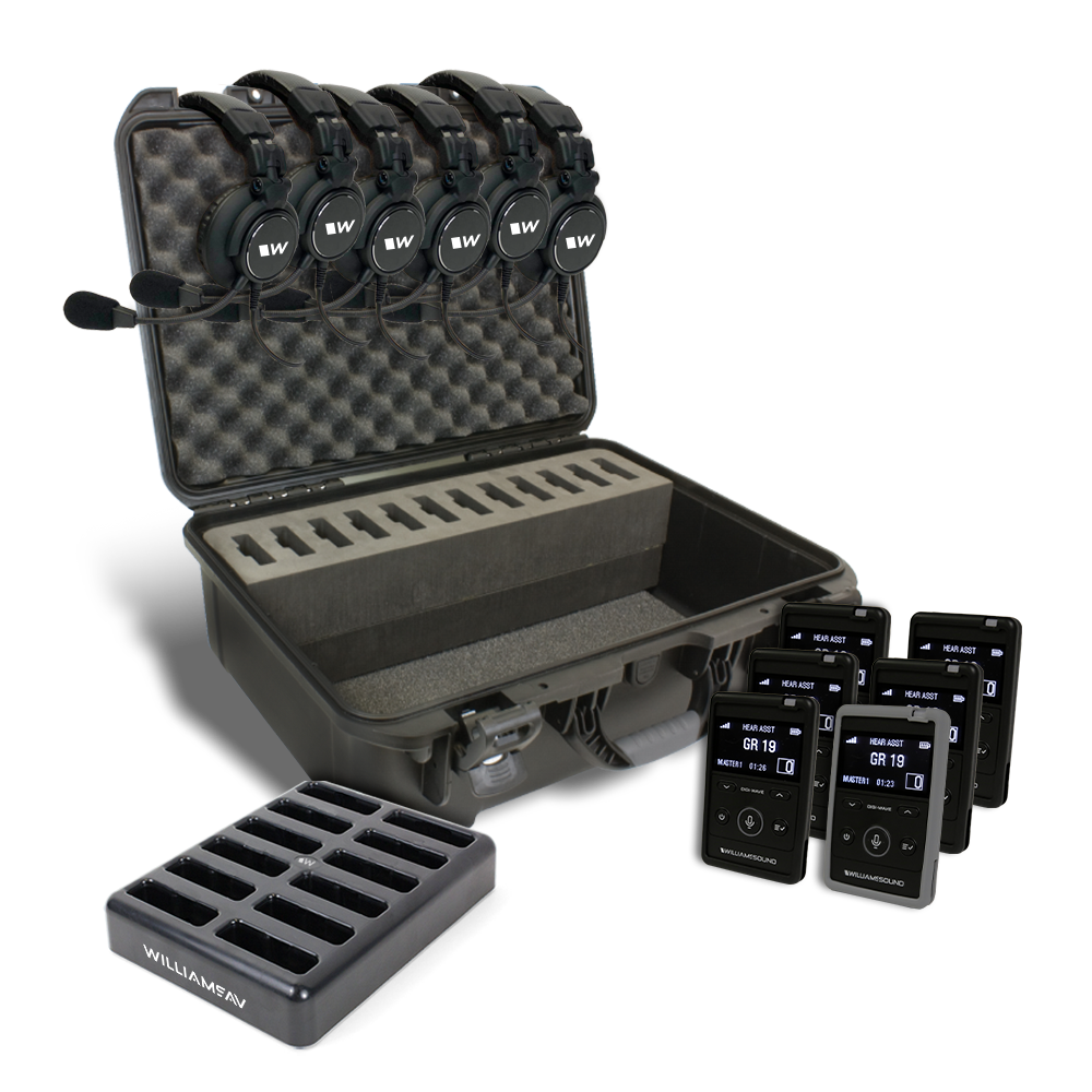 6-Person Digi-Wave Wireless Intercom System Pro - Williams AV