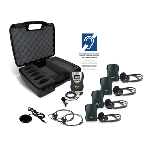 Portable ADA Assistive Listening Kit - Alkaline Battery - Williams AV