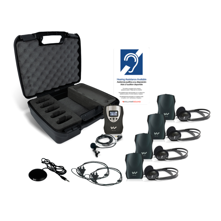 Portable ADA Assistive Listening Kit - Alkaline Battery - Williams AV