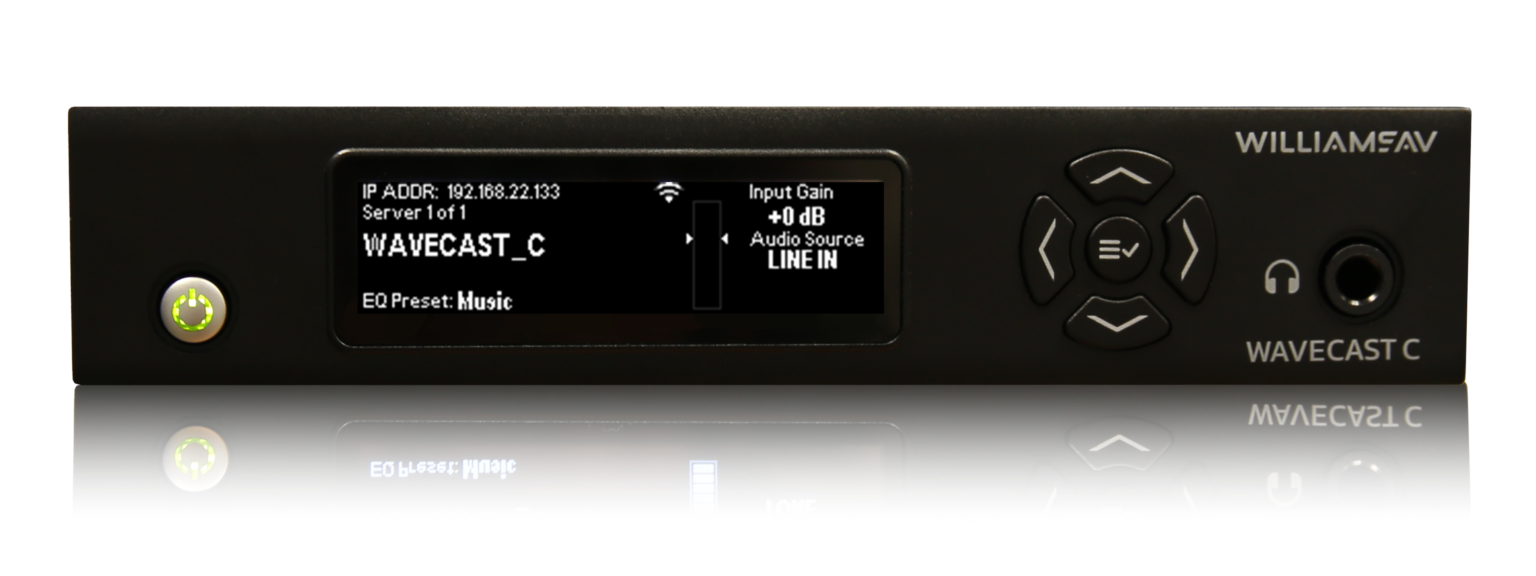 WaveCAST System with 12 WAV Pro Wi-Fi Receivers - Williams AV
