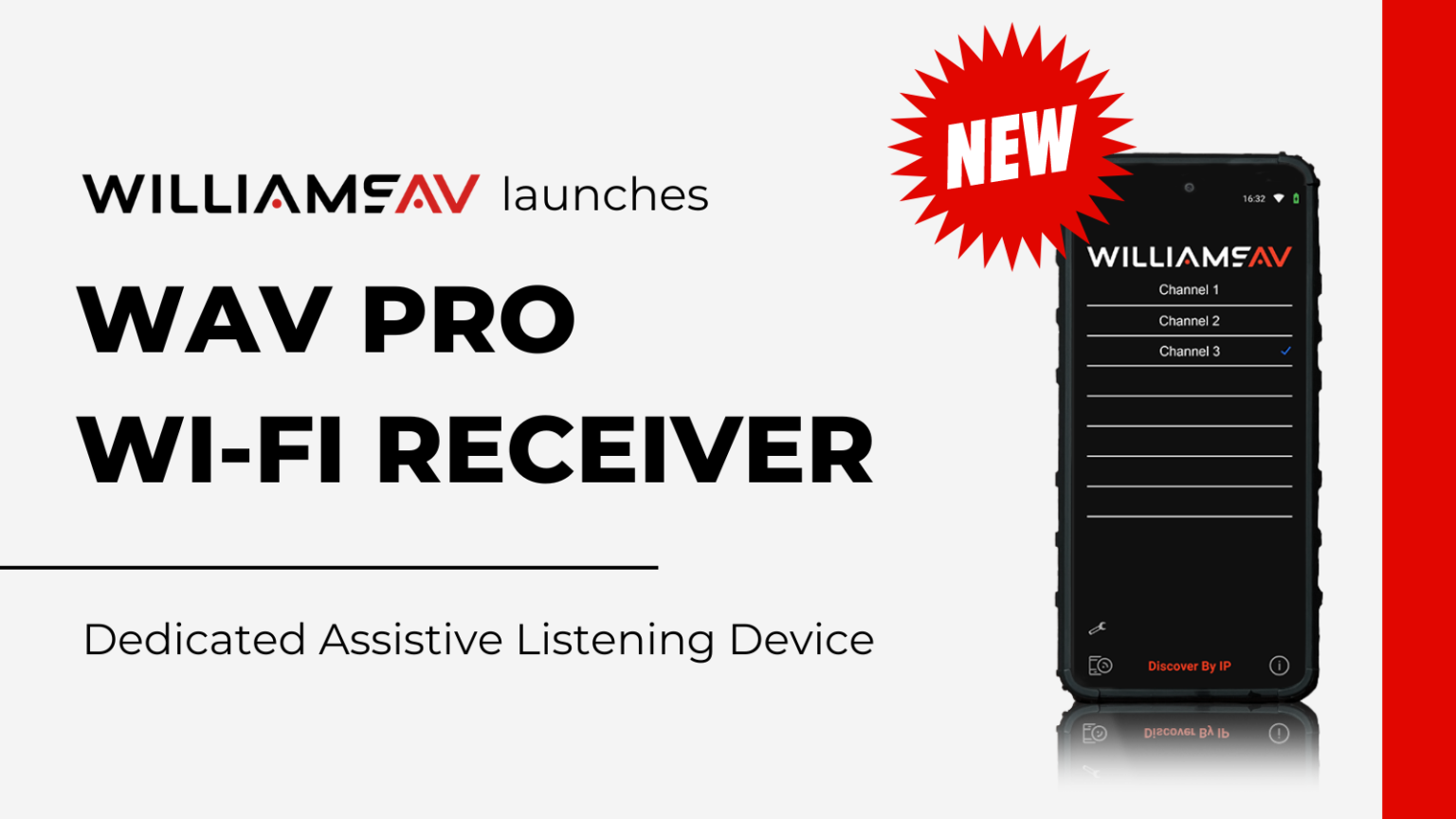 Williams AV Launches WAV Pro Wi-Fi Receiver as Dedicated Assistive ...