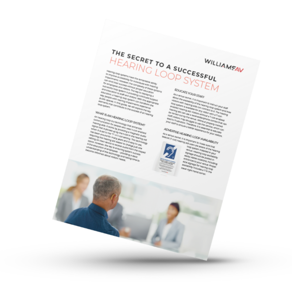 Hearing Loops - Williams AV