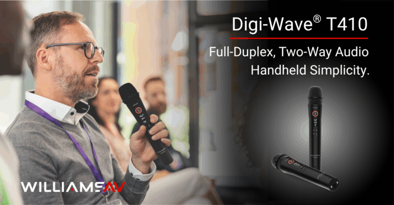 Williams AV Introduces Digi-Wave® T410: The First Portable,Two-Way ...